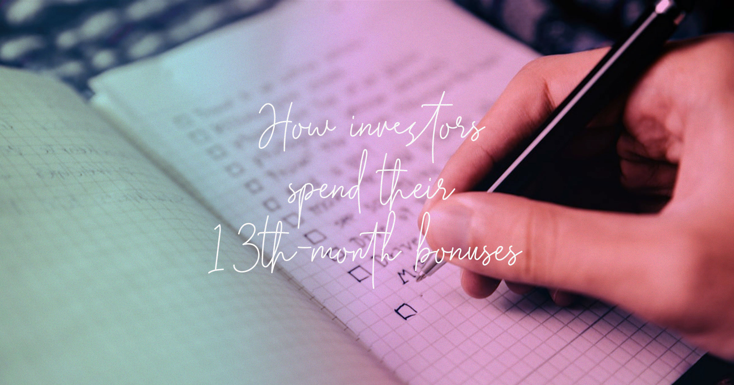 EARNEST | How do other people spend their 13th-month?